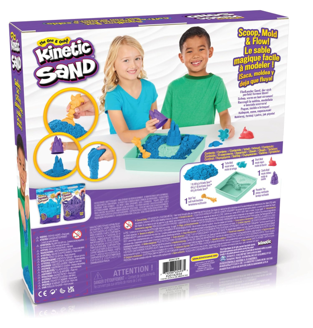 Kinetic Arena Azul Set Arenero | Afede Juguetes